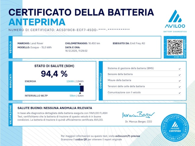 LAND ROVER Range Rover Evoque 1.5 T 300e R-Dynamic SE: Prenotate ora ...